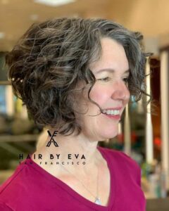 17 Sassy Curly Bob Hairstyles for Over 50