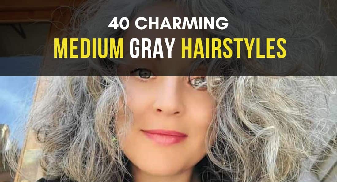 40 Charming Medium Length Gray Hairstyles You'll Love