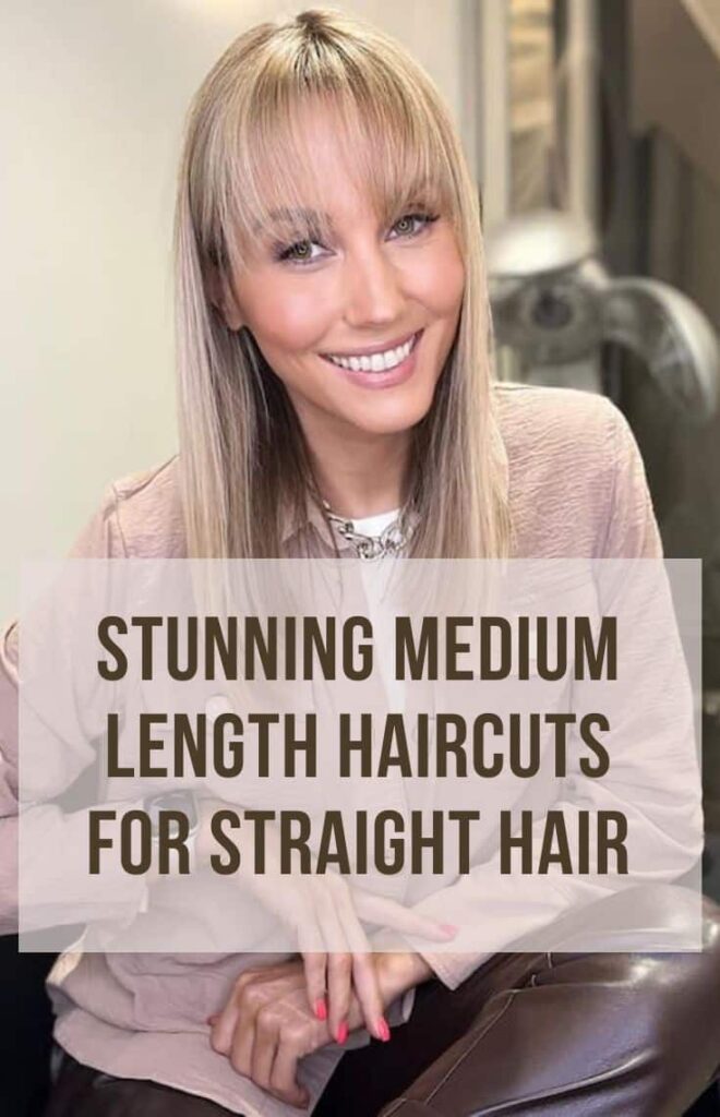 50 Stunning Medium Length Haircuts for Straight Hair - Hairshepherd