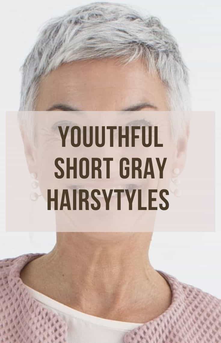 31 Youthful Short Gray Hairstyles For Women