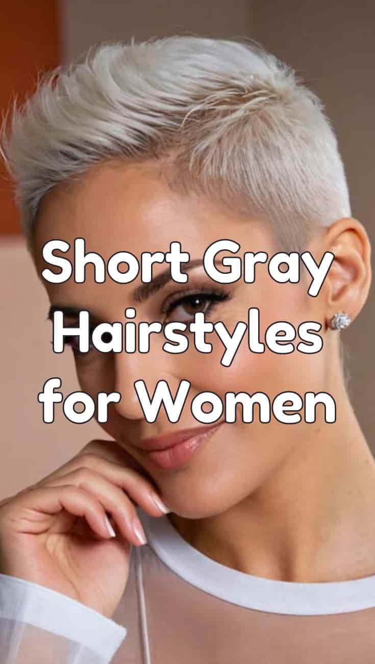 31 Youthful Short Gray Hairstyles For Women