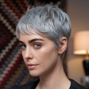 30 Stunning Gray Pixie Haircuts for All Ages
