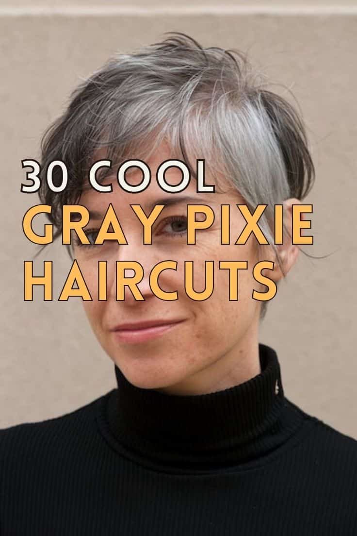 30 Stunning Gray Pixie Haircuts for All Ages
