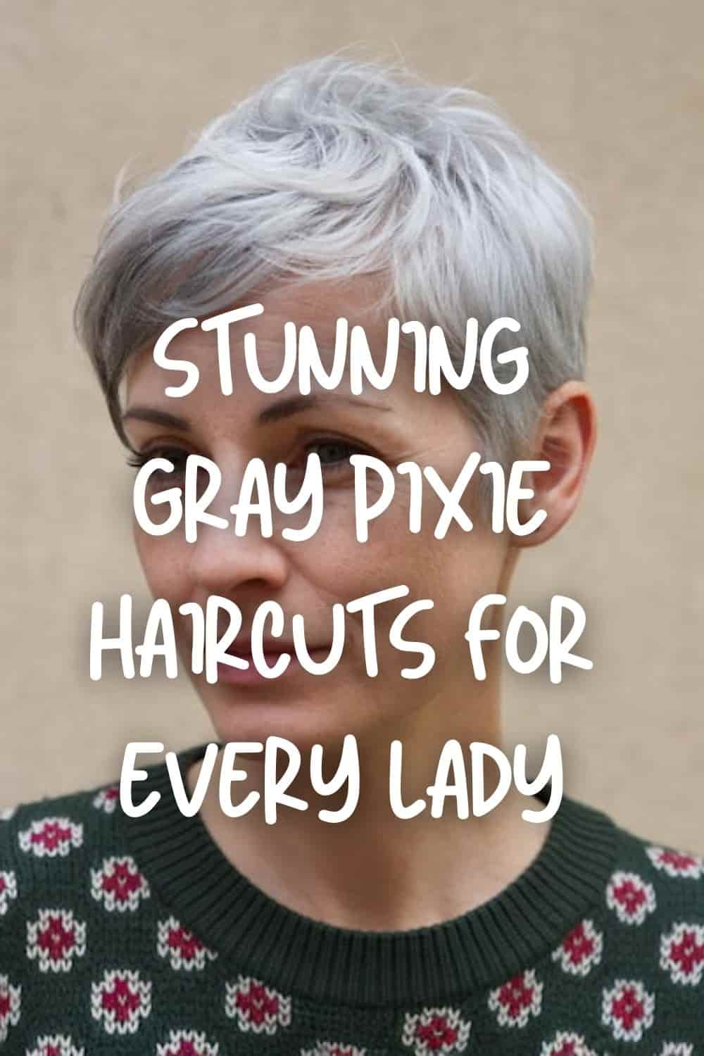 30 Stunning Gray Pixie Haircuts for All Ages