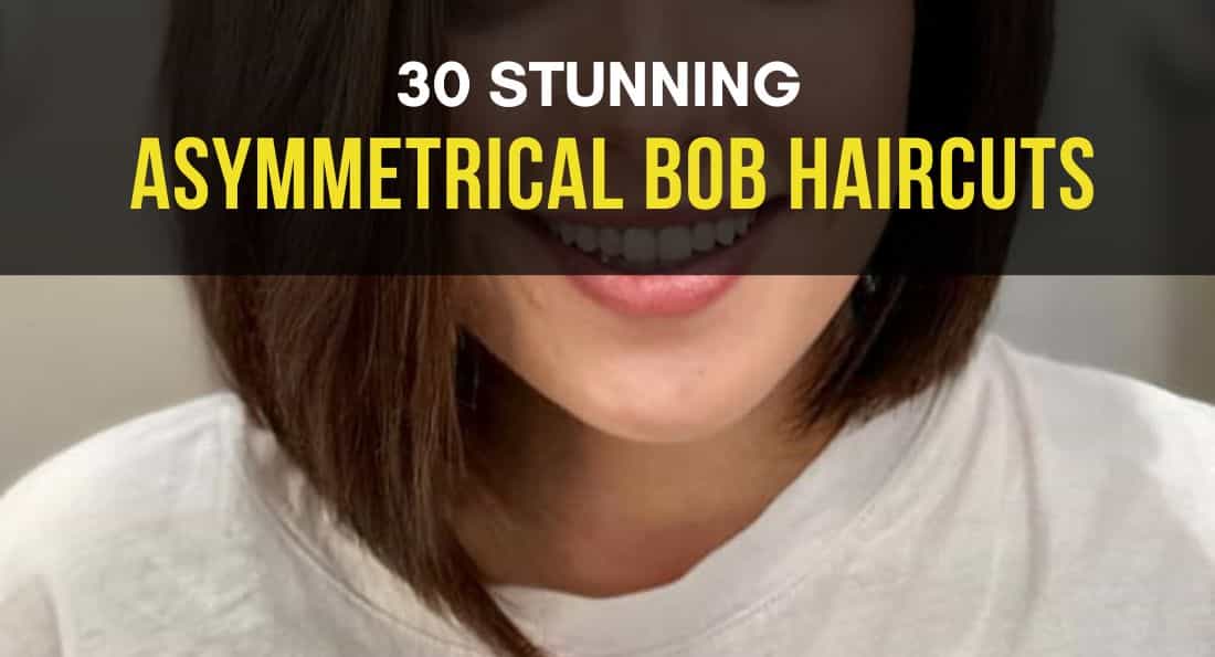 30 Cute Asymmetrical Bob Haircuts You'll Want to Try