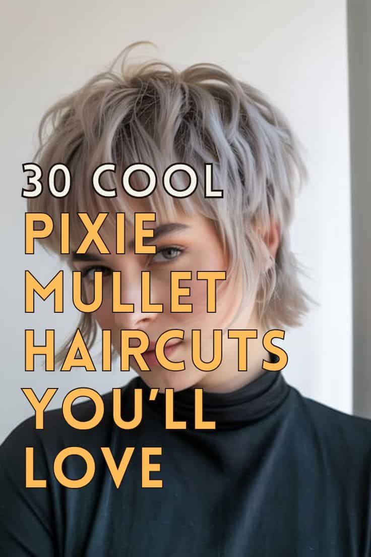 30 Cool Pixie Cut Mullet Hairdos Making Waves this Season